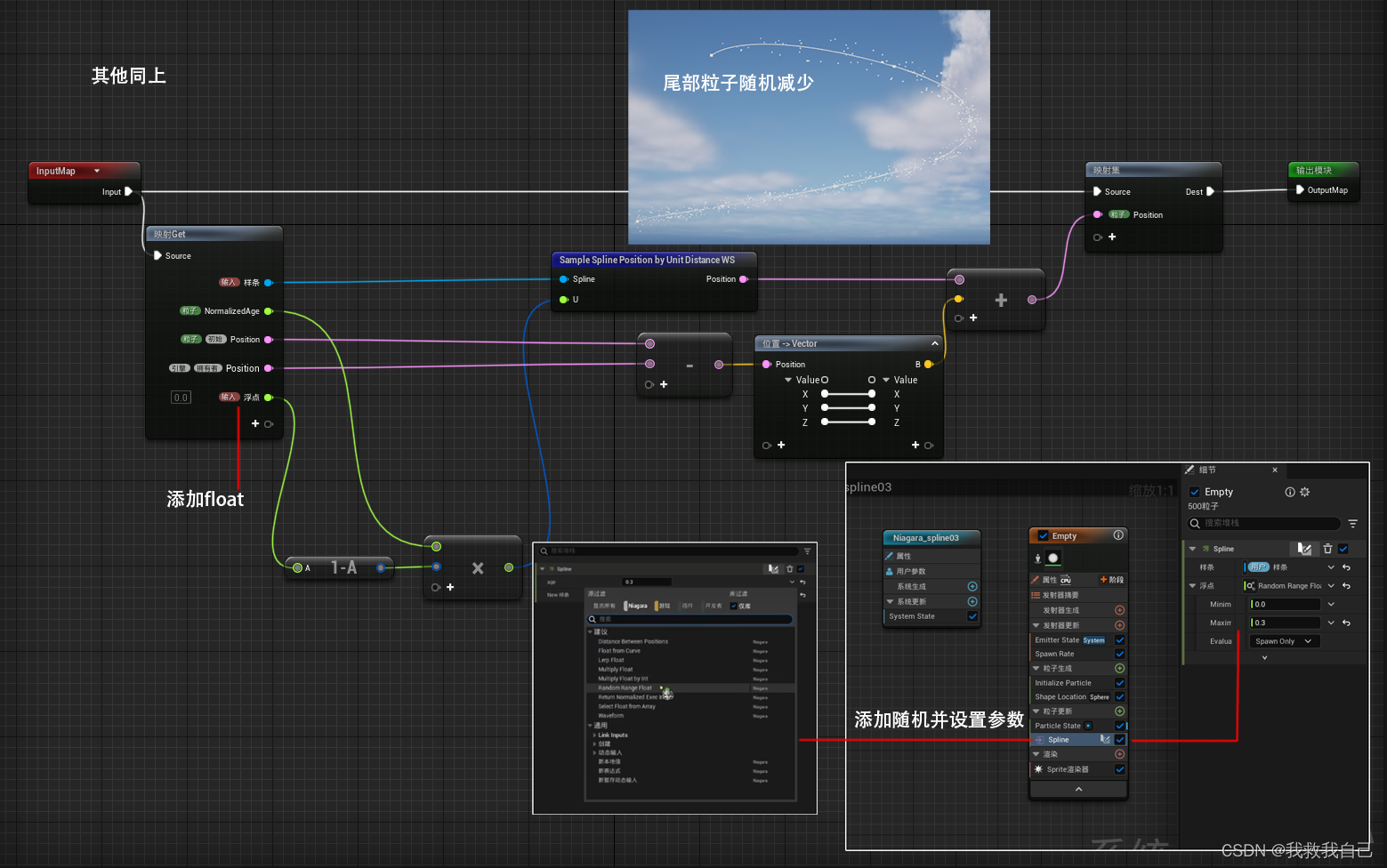 UE5 Niagara粒子沿样条线移动_niagara样条线粒子-CSDN博客