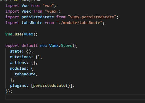 vue-pc后台管理系统：vuex-persistedstate和菜单状态保持(三)_vuex里存菜单栏-CSDN博客