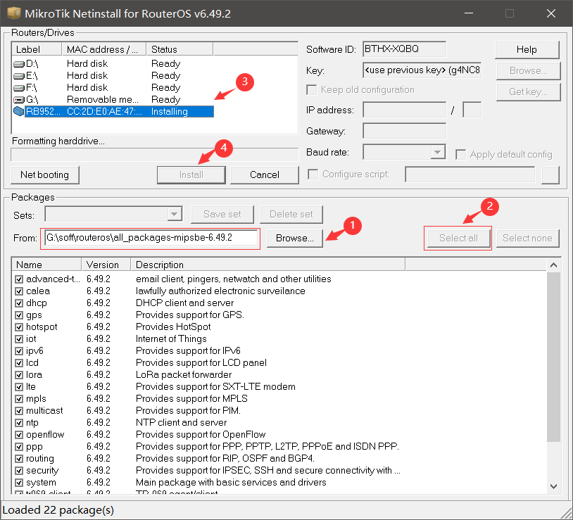 使用netinstall重置MIKROTIK RouterOS_mikrotik恢复出厂设置-CSDN博客