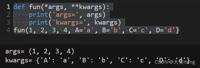 Python 星号参数 代码回顾 Csdn博客 