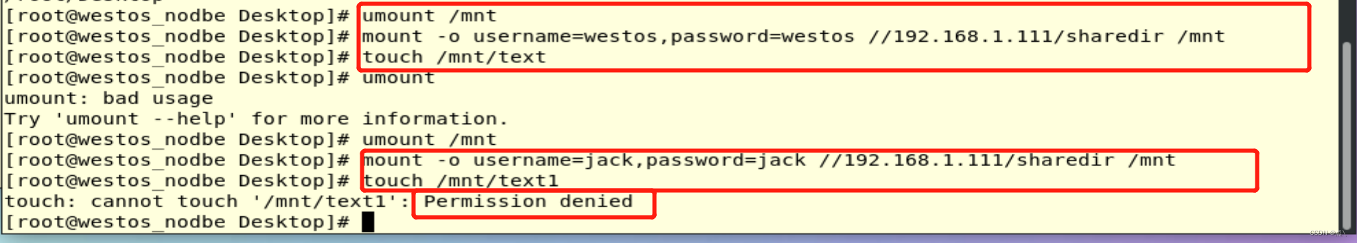 Linux学习笔记——利用samba服务、NFS服务及iSCSI服务实现存储分离_iscsi连接nfs存储_点\的博客-CSDN博客