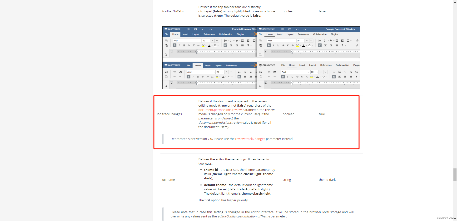 onlyoffice设置跟踪变化trackChanges默认为对自己启动_onlyoffice editorconfig-CSDN博客