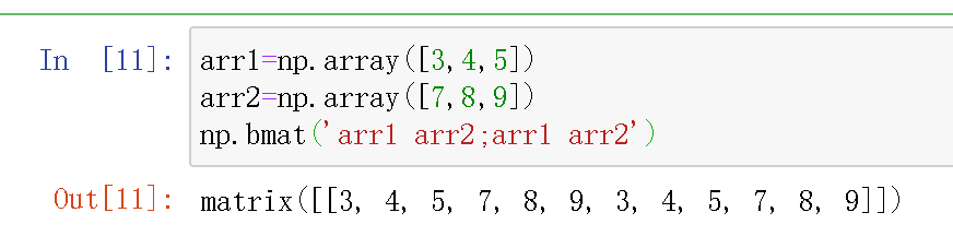 Numpy.bmat函数-CSDN博客