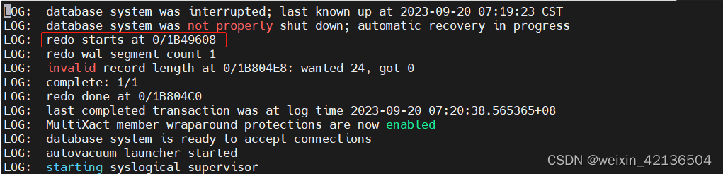 KingbaseES数据库的WAL日志讲解_kingbase wal日志-CSDN博客
