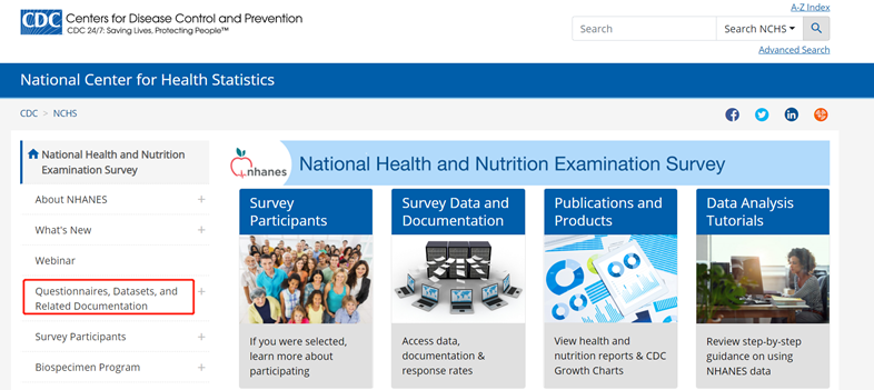 NHANES数据库的介绍及使用（一）-CSDN博客