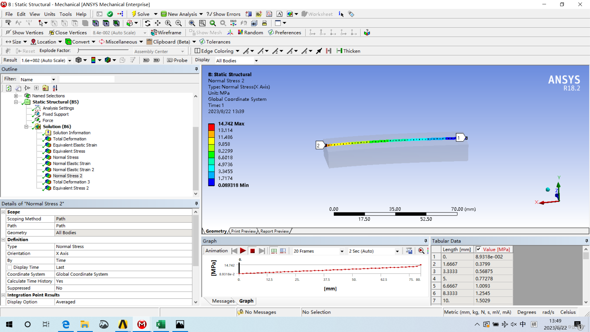 Ansys workbench在实体上添加路径，并导出该路径上变形/应力/应变_workbench路径结果提取-CSDN博客