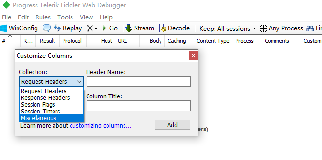 fiddler如何添加RequestMethod列_weixin_44700844的博客-CSDN博客_fiddler 显示method