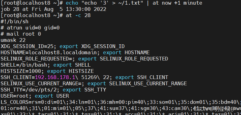 【Linux】 at命令详解_linux at-CSDN博客