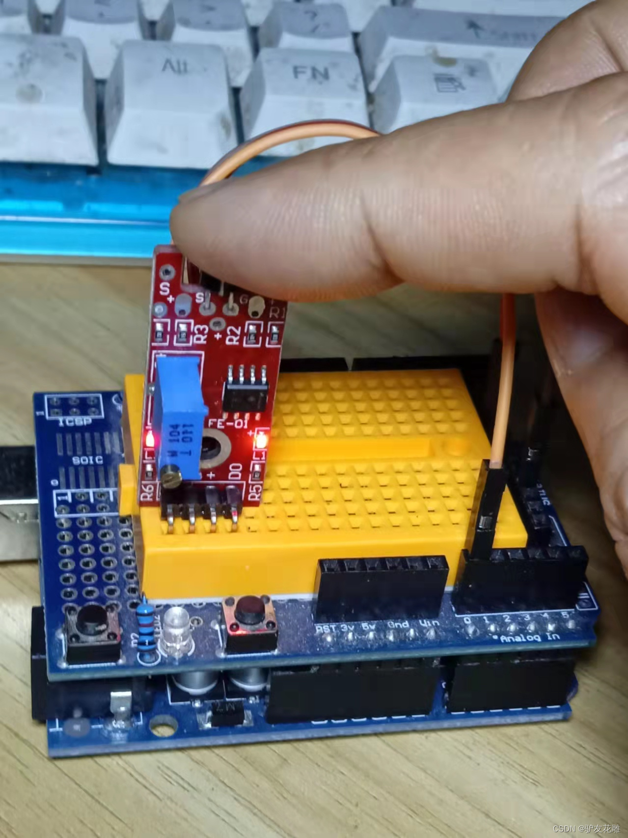 【雕爷学编程】arduino动手做（11） Ky 036金属触摸模块之串口打印传感器模块的输出波形金属触摸传感器接线图 Csdn博客