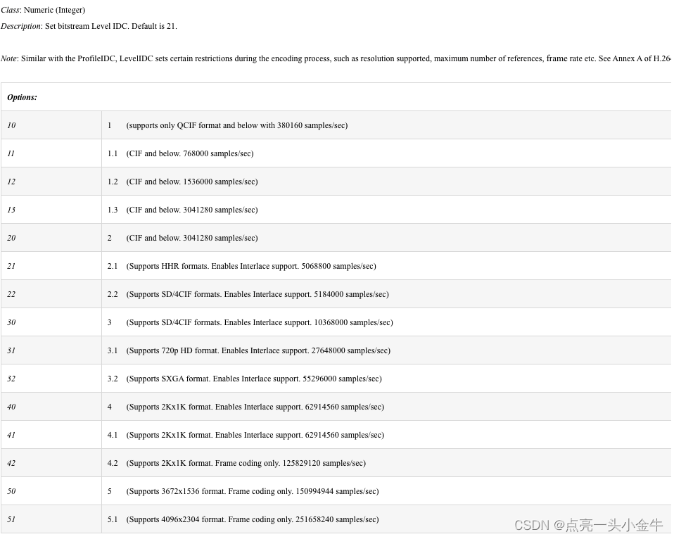 x264编码参数详细介绍：profile、preset、tune-CSDN博客