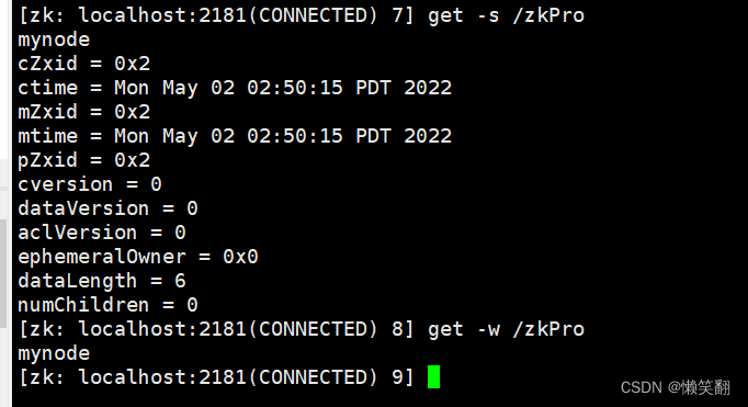 ‘get path [watch]‘ has been deprecated. Please use ‘get [-s] [-w] path‘ instead. - Programmer Sought