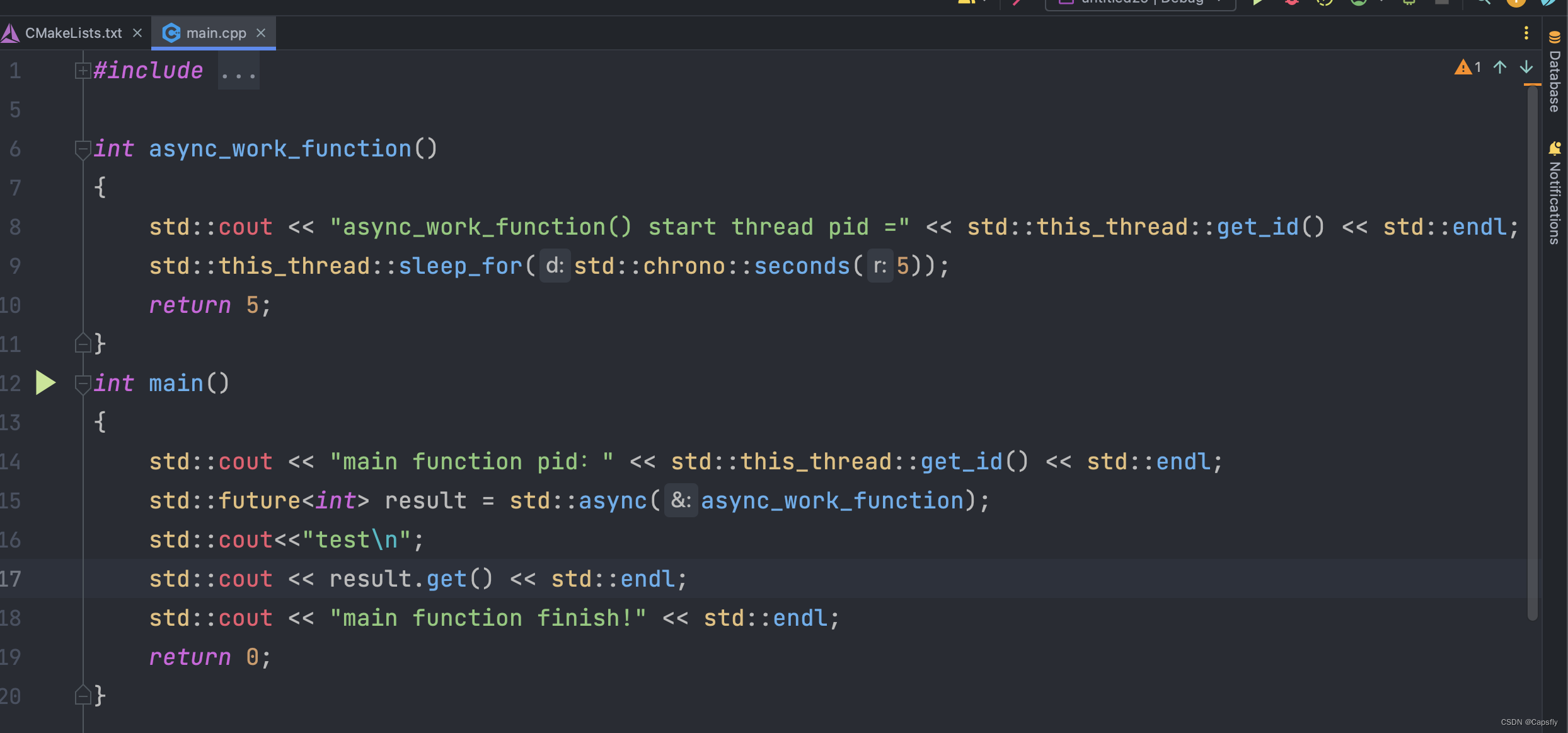 C++ 11异步函数_c++异步调-CSDN博客