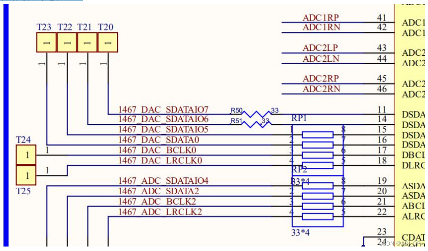 在做ADAU1452和ADAU1467的硬件设计时，输入输出通道的设计是怎么做的？（含原理图）_adau1442如何确定输入io口-CSDN博客
