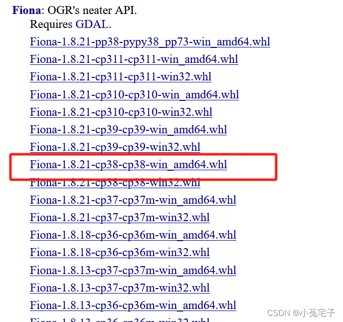 python安装geopandas库_fiona包在哪里安装-CSDN博客