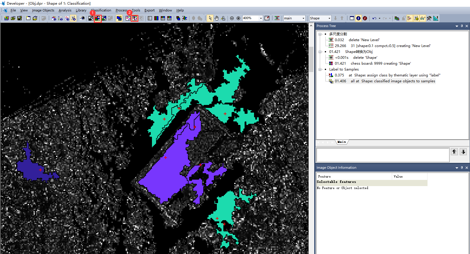eCognition 多尺度分割 样本点分类 对象特征提取_ecognition易康操作-CSDN博客