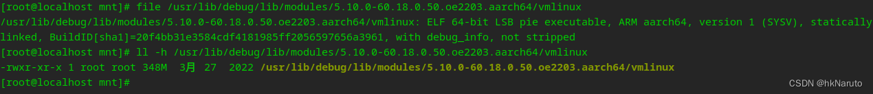飞腾FT2000+ openEuler 22.03 LTS 离线安装kernel-debuginfo软件包获取vmlinux 可用于crash调试内核_openeuler 飞腾2000+-CSDN博客