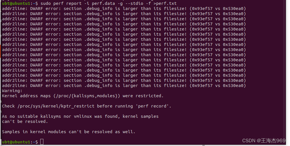 Linux Perf 性能分析工具及火焰图检查_perf report怎么看-CSDN博客
