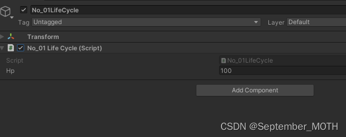 Unity生命周期的Reset、Awake、OnEnable_unity reset-CSDN博客