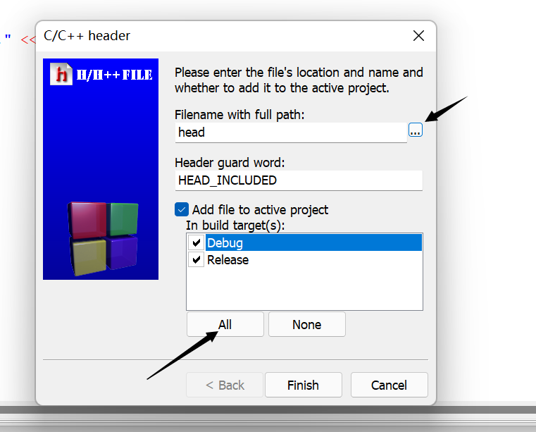 codeblocks工程的建立（包含头文件，源文件的链接）_codeblock设置头文件,源文件-CSDN博客