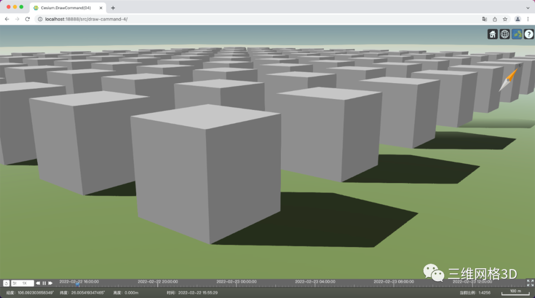 Cesium 高性能扩展之 DrawCommand（四）：阴影和实例化_cesium-draw-CSDN博客
