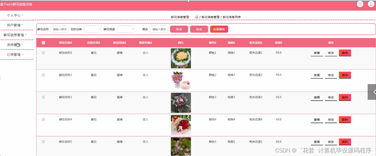 Java Jsp基于web鲜花销售系统9659c 独有源码 如何找到适合自己的毕业设计的指南鲜花销售业务流程图 Csdn博客 