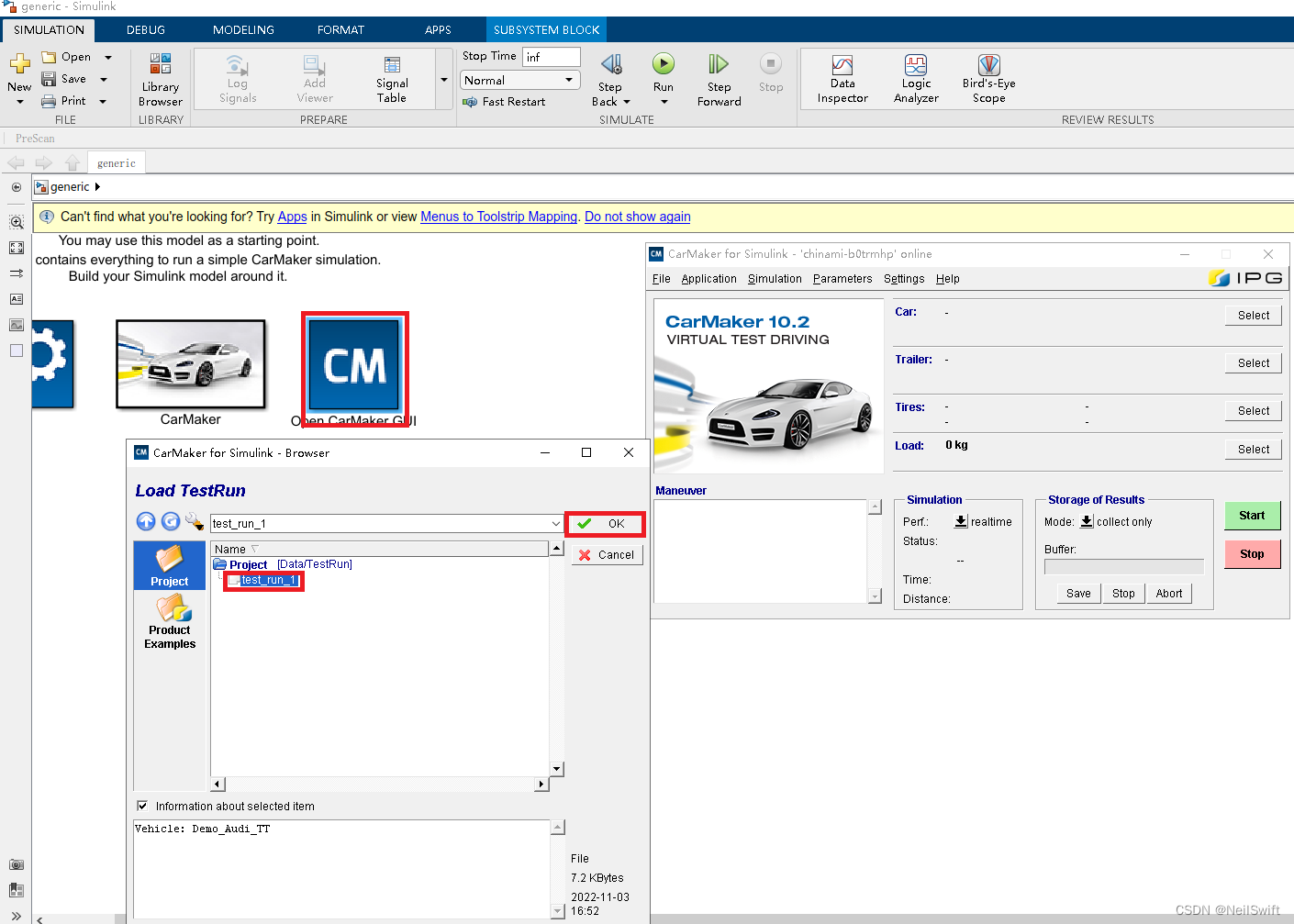 carmaker/matlab联合仿真(三) 生成车道线点，拟合多项式方程_carmaker中雷达数据怎么传出来-CSDN博客
