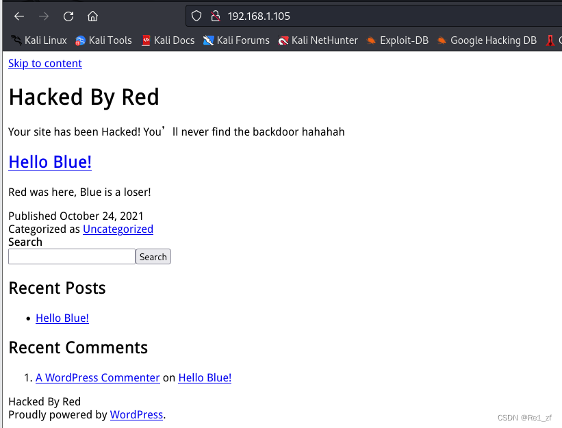 vulnhub——Red：1靶机_vulnhub red-CSDN博客