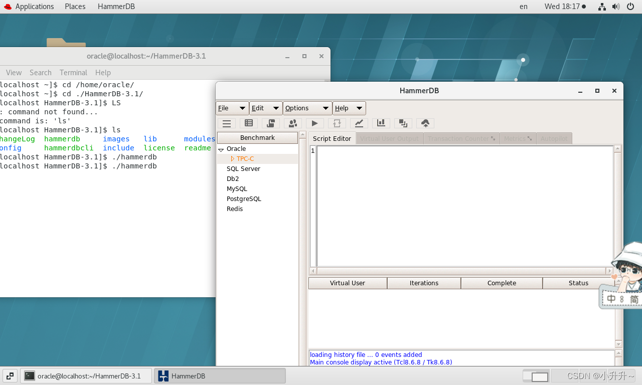 linux安装HammerDB-3.1出现页面黑屏闪退情况-CSDN博客
