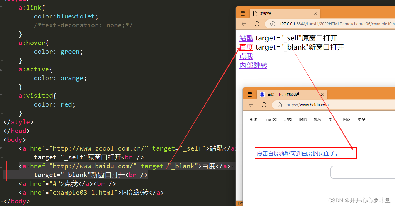 列表与超链接html中ul和li添加超链接 Csdn博客 