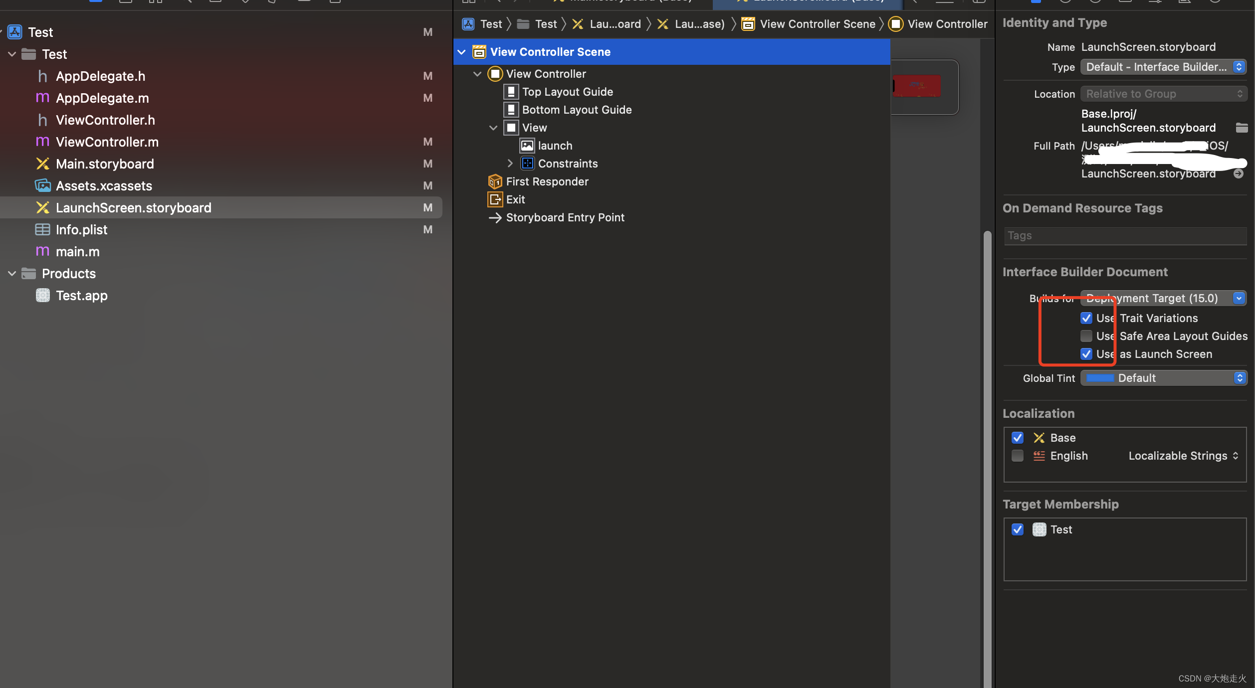 iOS制作启动图LaunchScreen.storyboard_ios 启动图在线生产-CSDN博客