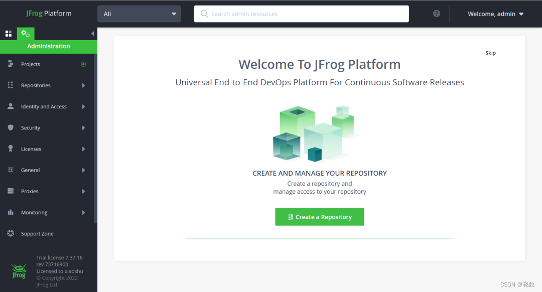 JFrog-Artifactory的Docker-compose安装_jfrog部署docker-CSDN博客