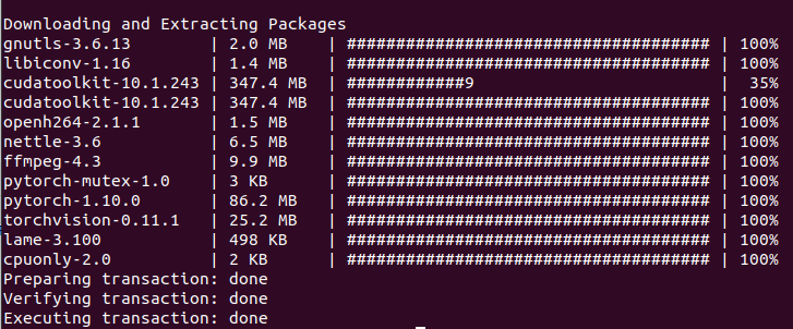 Solving environment: failed with initial frozen solve. Retrying with flexible solve._centos ...