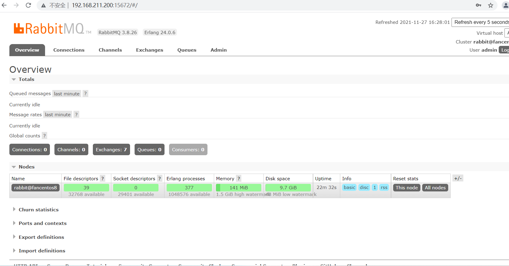 RabbitMQ下载安装（linux/centos8版本+RabbitMQ3.8.26+Erlang24.0.6）-CSDN博客