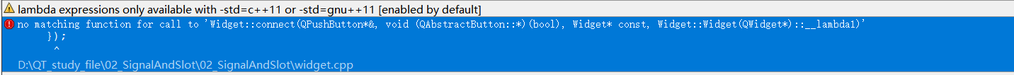 Qt：no matching function for call to lambda错误问题的解决办法_qt显示no match*&-CSDN博客