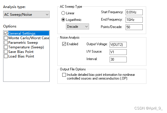 交流扫描分析_ac sweep-CSDN博客