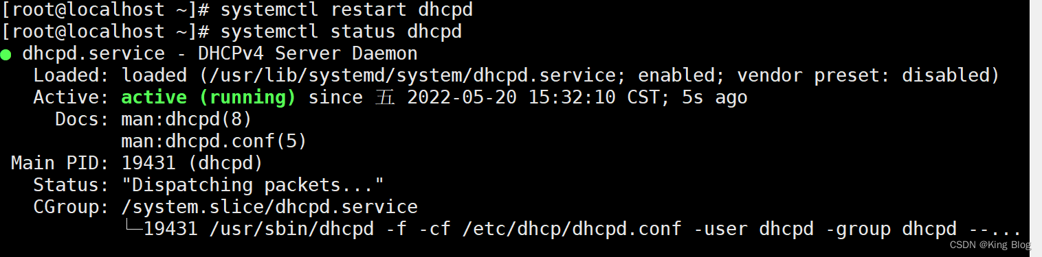 Centos7安装及配置DHCP服务_centos7安装dhcp-CSDN博客