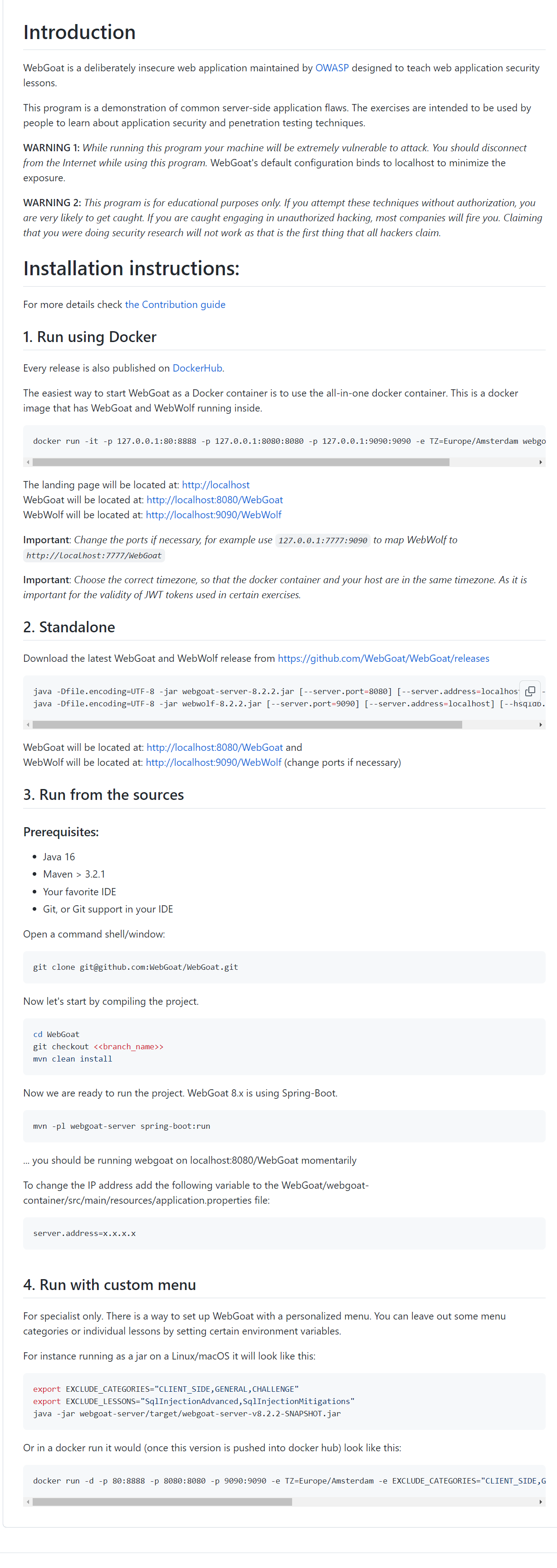 安装WebGoat&WebWolf8.2.2-CSDN博客