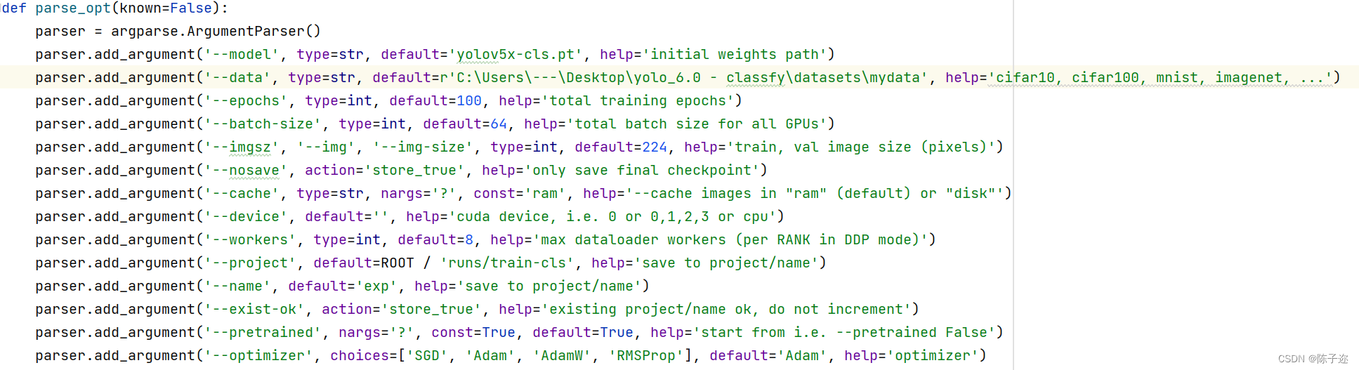 yolov5-6.2 分类算法详解_yolov5 attributeerror: partially initialized modul-CSDN博客