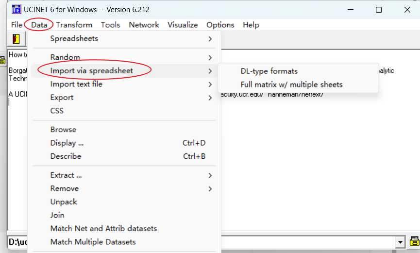 【社会网络分析第3期】ucinet基础功能使用-CSDN博客