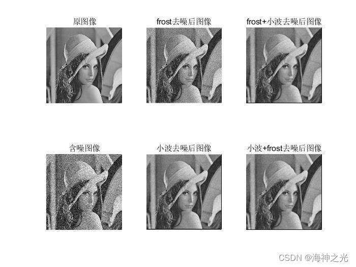 【图像去噪】基于matlab小波阙值+frost图像去噪【含Matlab源码 2306期】_frost滤波 matlab-CSDN博客