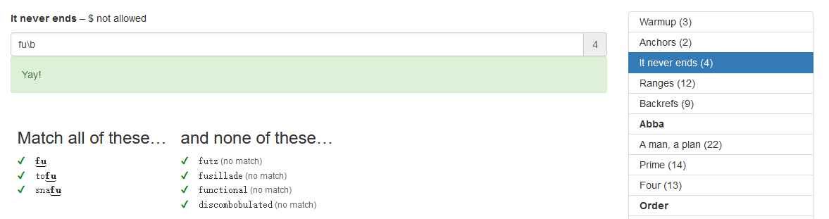 正则表达式练习之Regex Golf-CSDN博客