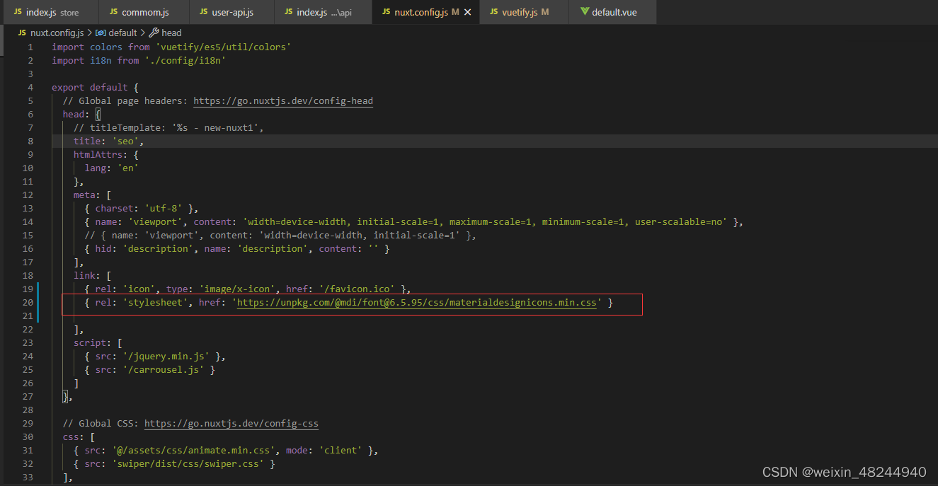 vuetify字体图标不显示问题Material Design_materialdesignicons.min.css-CSDN博客