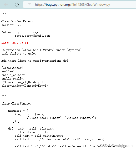 Python:清屏和历史指令(上一条下一条)快捷键,打造符合自己使用习惯的idleclearwindowpy下载 Csdn博客