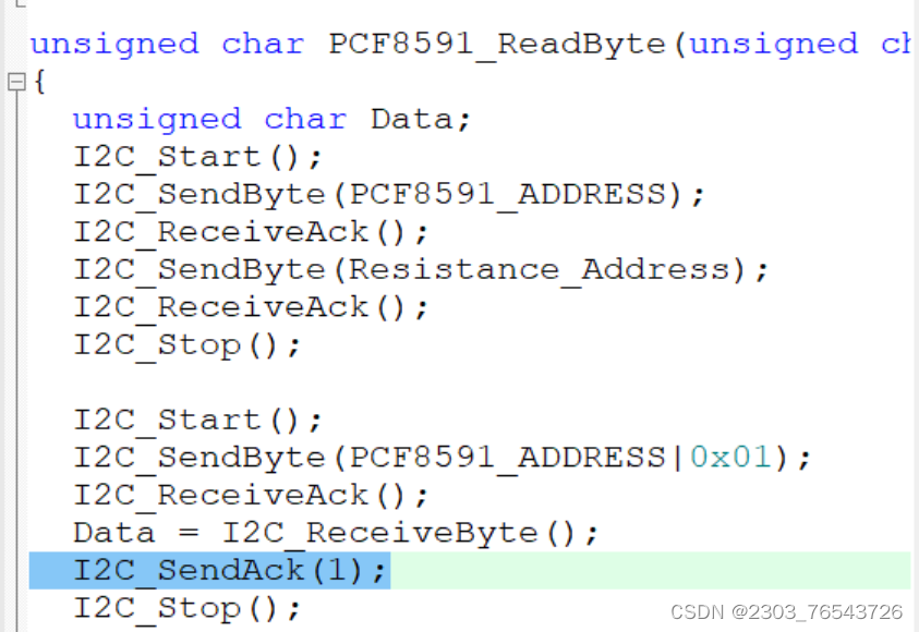 PCF8591AD转换跳回128_pcf8591只能读到128-CSDN博客