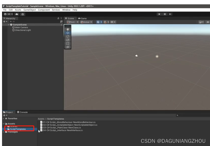 【Unity】脚本模板ScriptTemplates_unity scripttemplates-CSDN博客