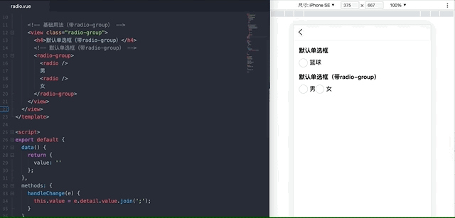 《uni-app》表单组件-Radio单选框组件_uniapp radio-CSDN博客