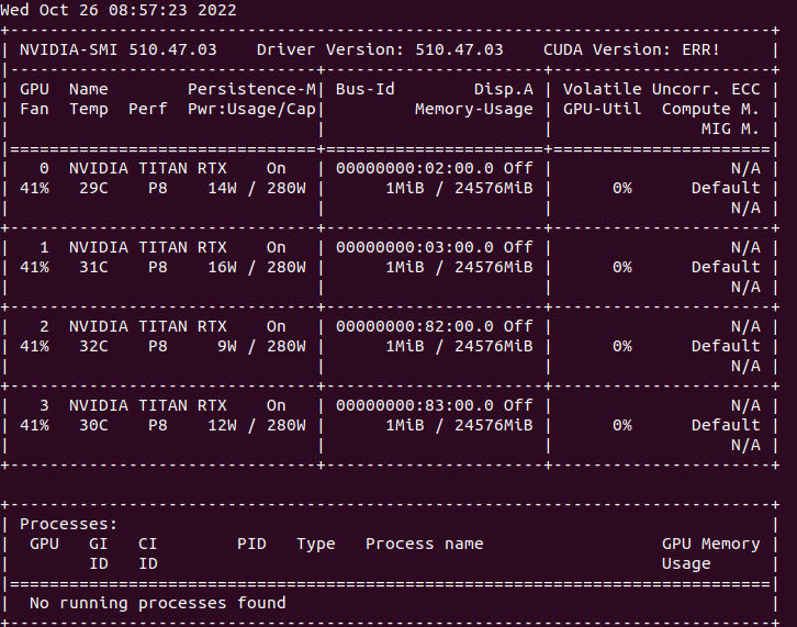 解决显卡nvidia-smi中CUDA version:ERR问题_cuda version: err!-CSDN博客