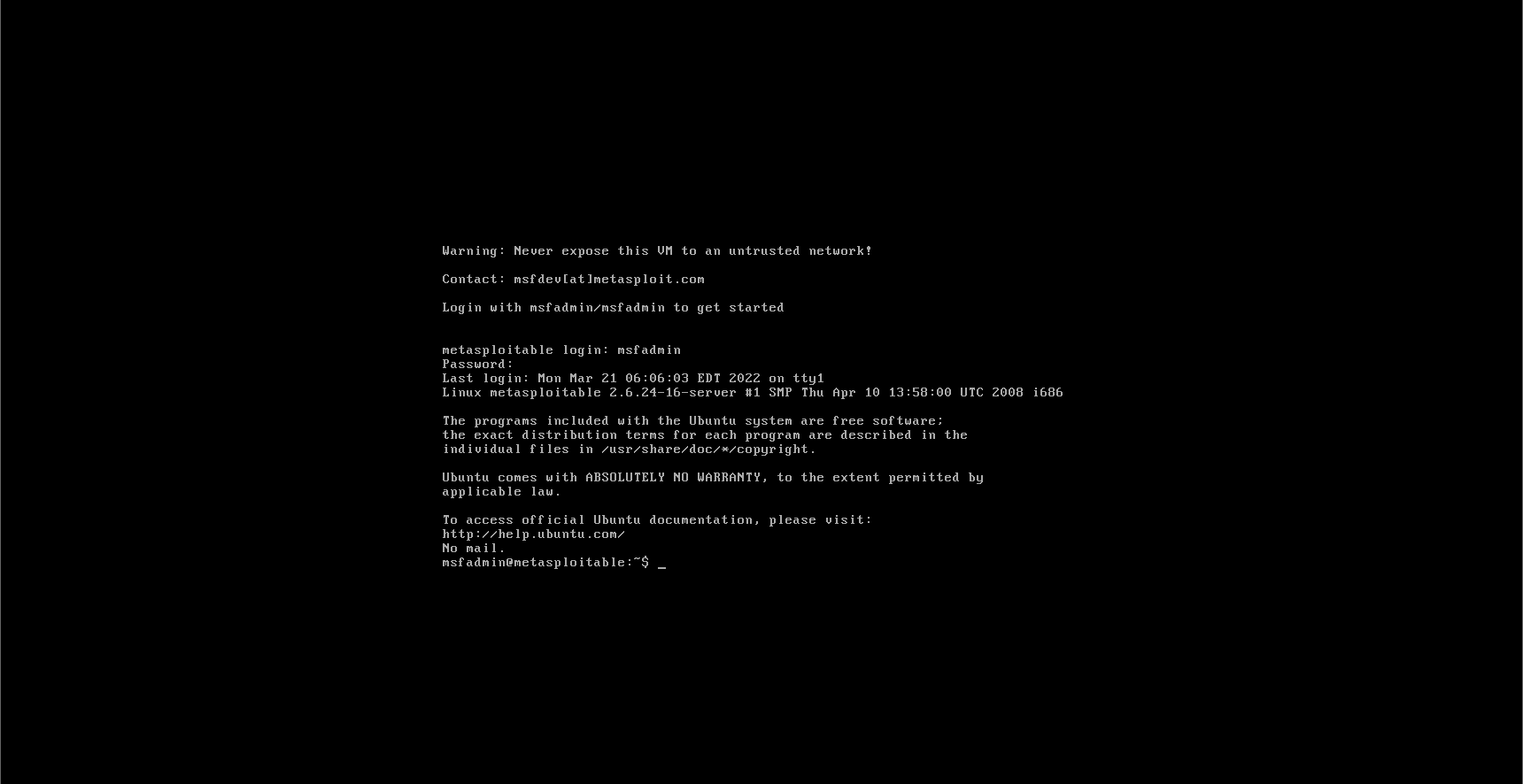 VMware metasploitable安装教程_metaspoitable下载-CSDN博客