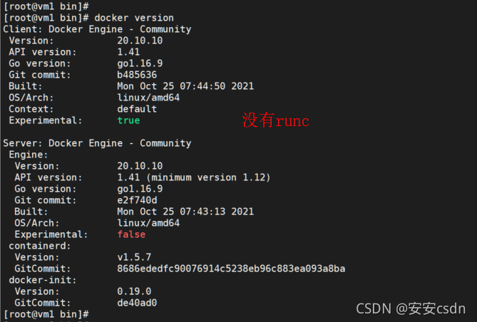 【错误解决】docker找不到runc:failed To Create Shim Oci Runtime Create Failed